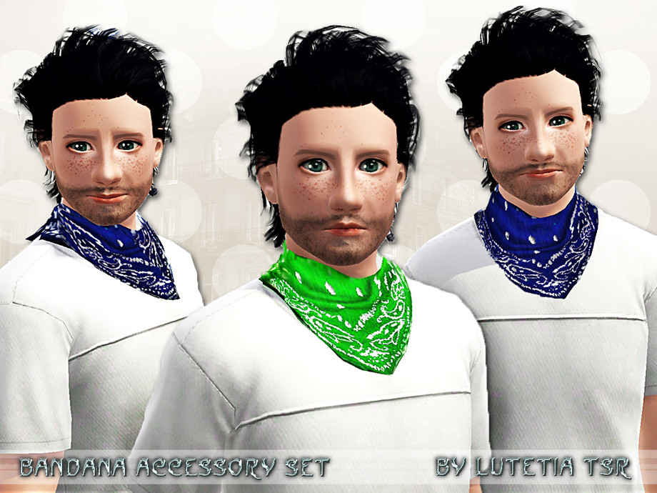 The Sims Resource | Bandana Accessory - Male