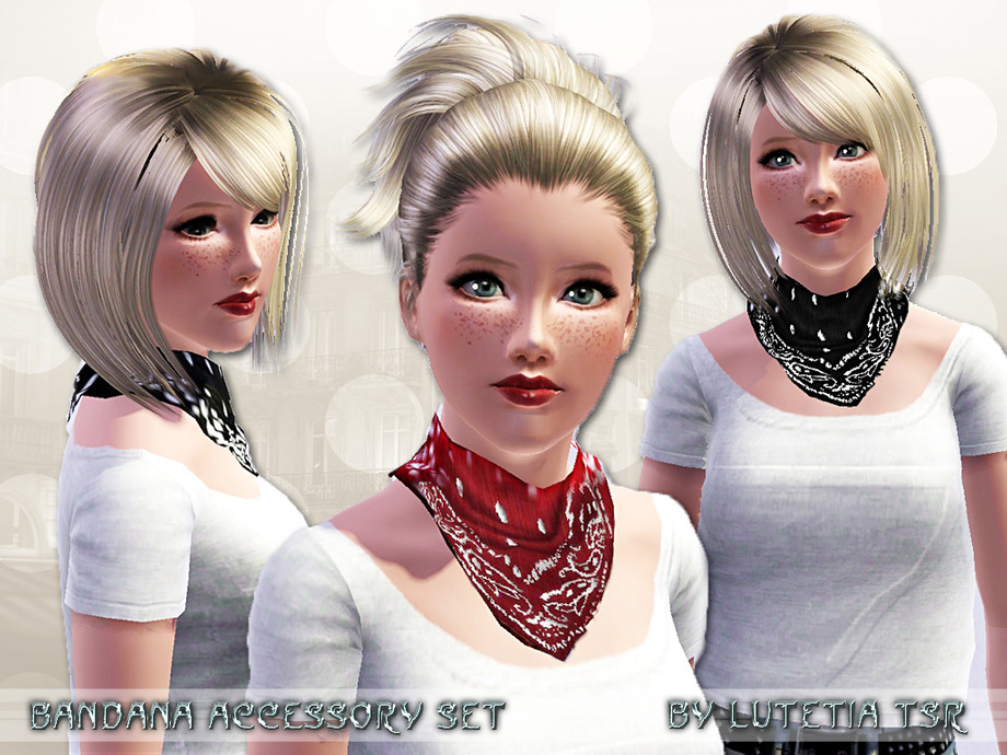 The Sims Resource | Bandana Accessory - Female