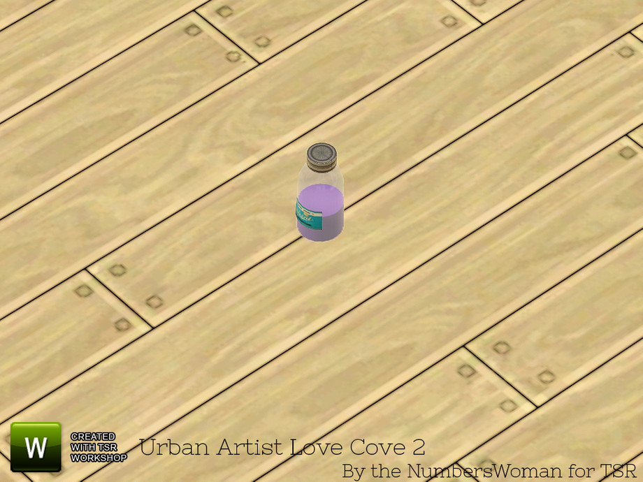 The Sims Resource | Urban Loft Artist Cove 2 Glass Bottle