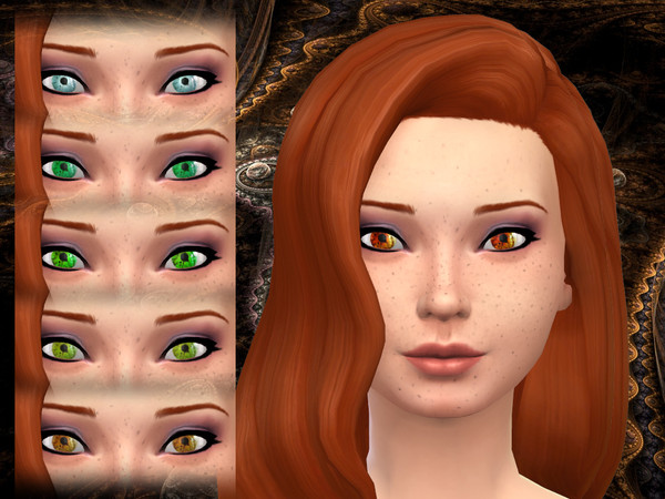 The Sims Resource | Flovv Eye Color 01 - Clock of Fate