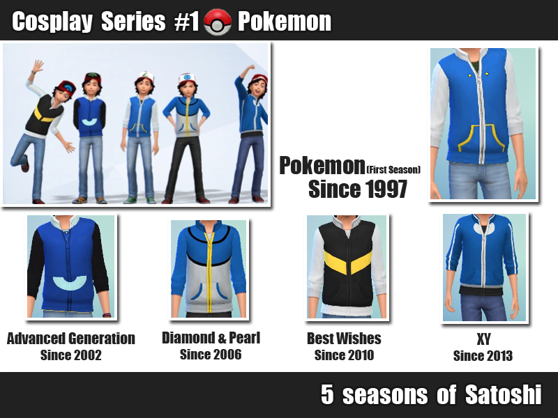 The Sims Resource | Pokemon_Satoshi_top