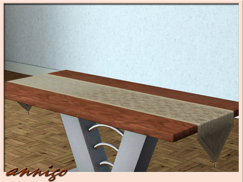 The Sims Resource | Table Runner Dining Room "Alika"