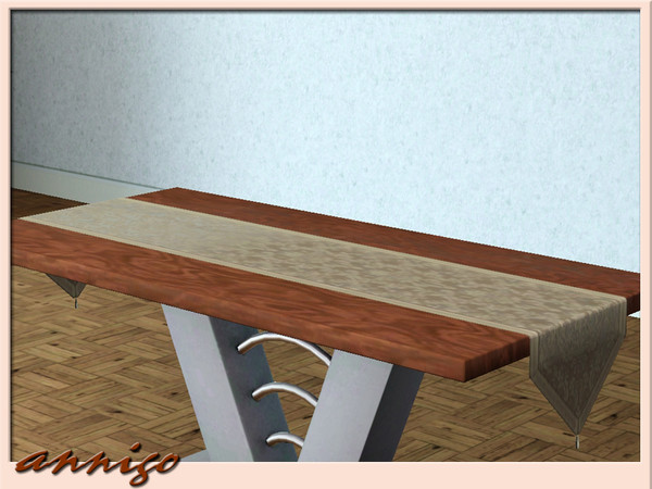 The Sims Resource | Table Runner Dining Room "Alika"