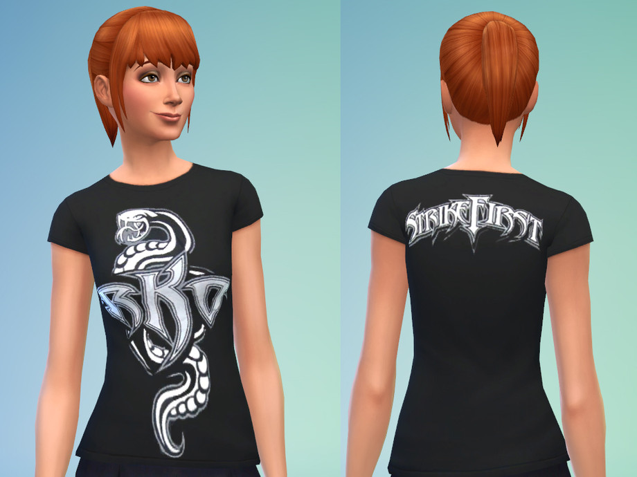 The Sims Resource | WWE Randy Orton Female Shirt