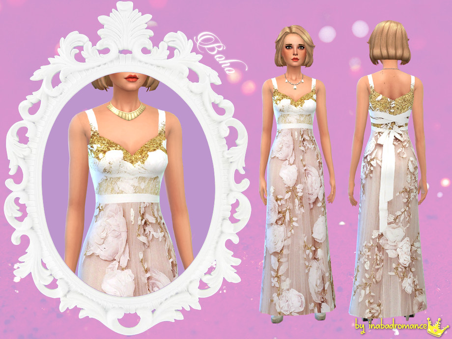 The Sims Resource | Boho Wedding Dress
