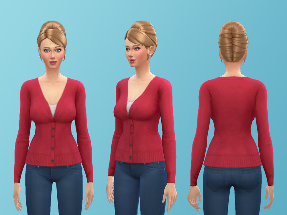 The Sims Resource | Cozy Cardigan