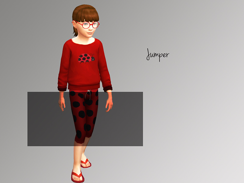 The Sims Resource | Ladybug Jumper