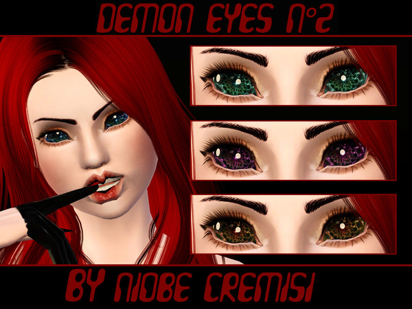 The Sims Resource | Demon Eyes n 2 niobe cremisi