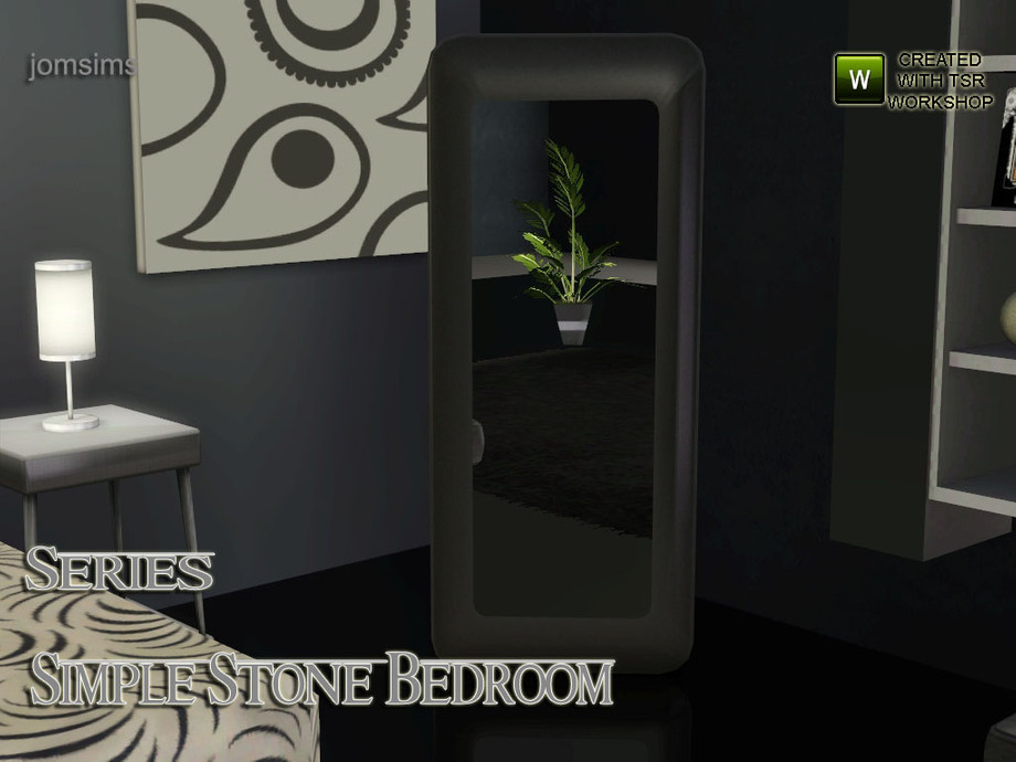 The Sims Resource | floor mirror simple stone