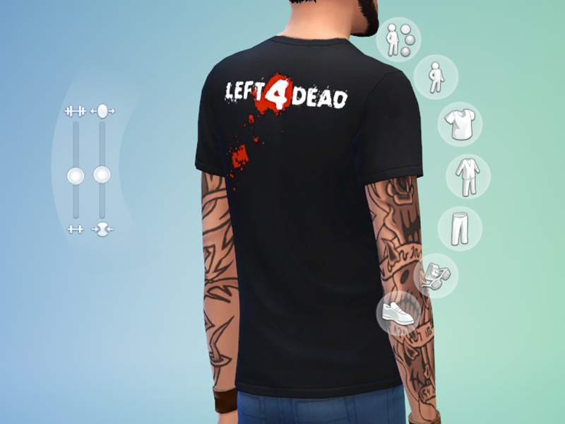 The Sims Resource | Left 4 Dead 2 - T-Shirt