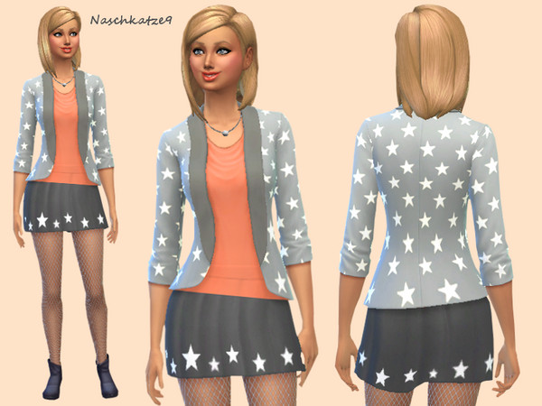 The Sims Resource | Outfit with Stars