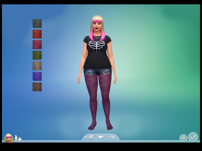 The Sims Resource | Rose Lace Tights