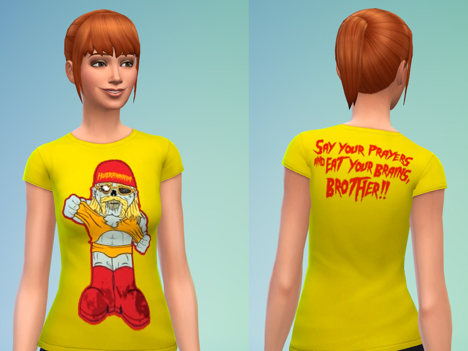 The Sims Resource | WWE Hulk Hogan Shirt