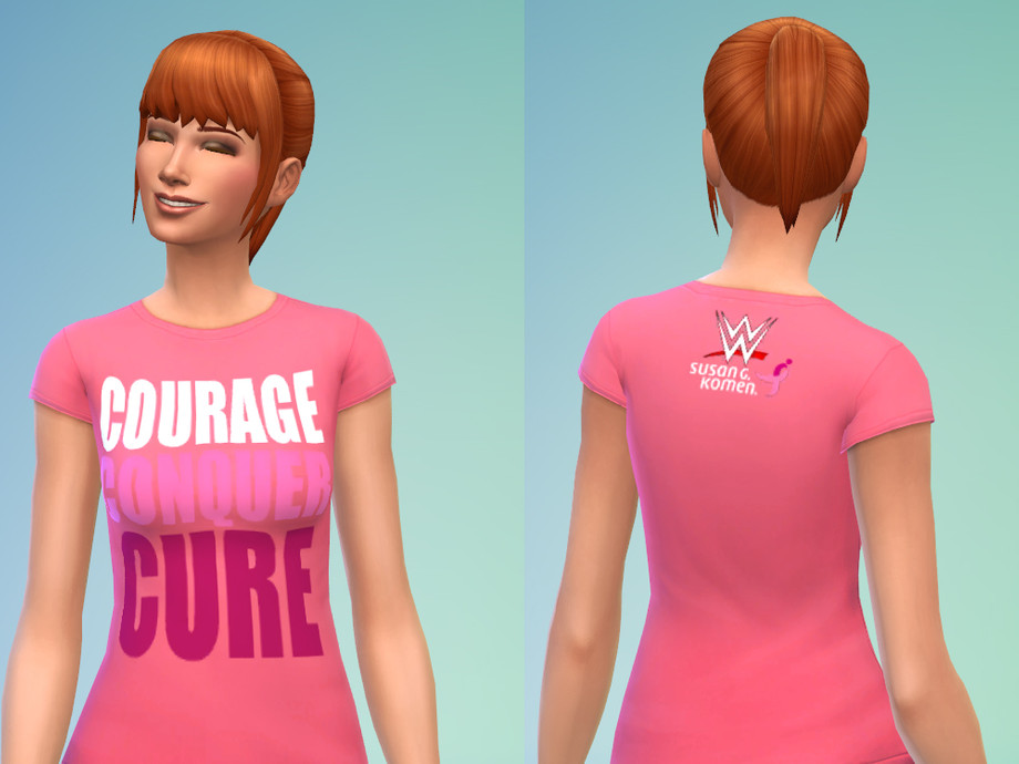 The Sims Resource | WWE Diva Shirts Set 5
