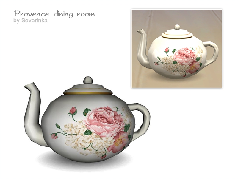 The Sims Resource | Porcelain teapot