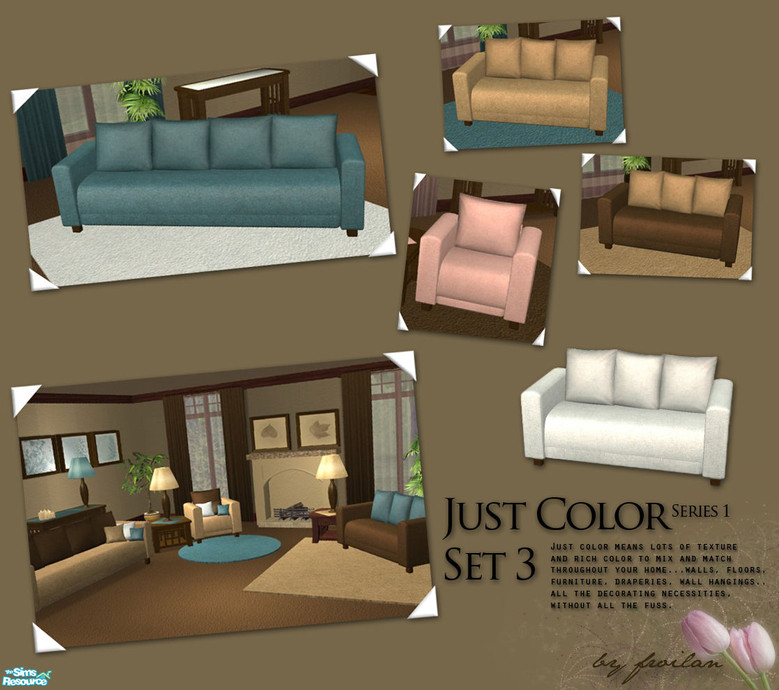 The Sims Resource - Just Color Series 1 - Seating