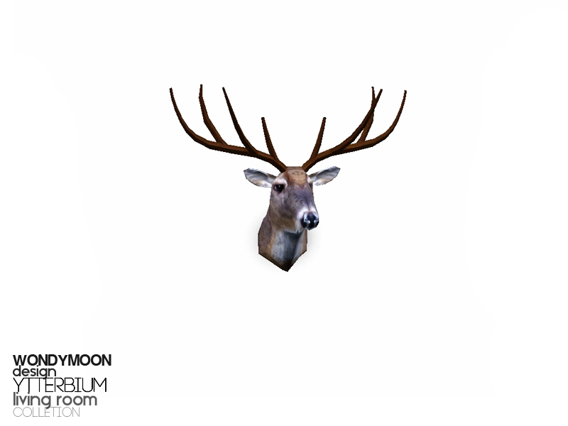 The Sims Resource | Ytterbium Deer Head