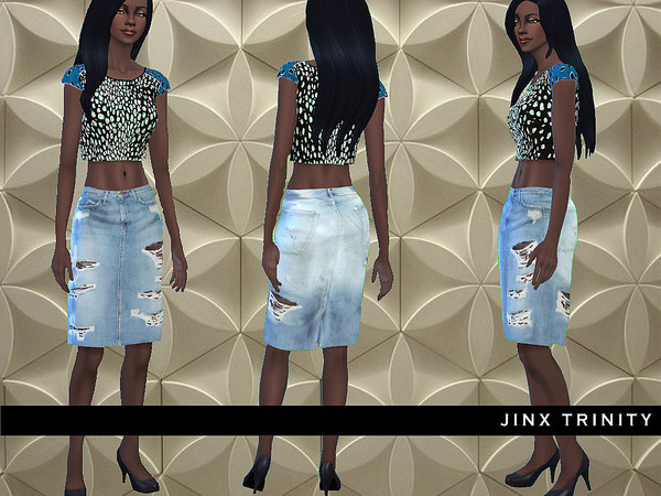 The Sims Resource | Trashy Edition Skirt