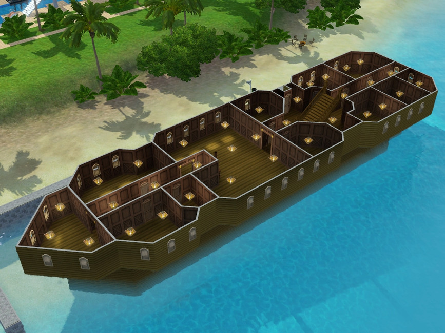 The Sims Resource - Pirate ship