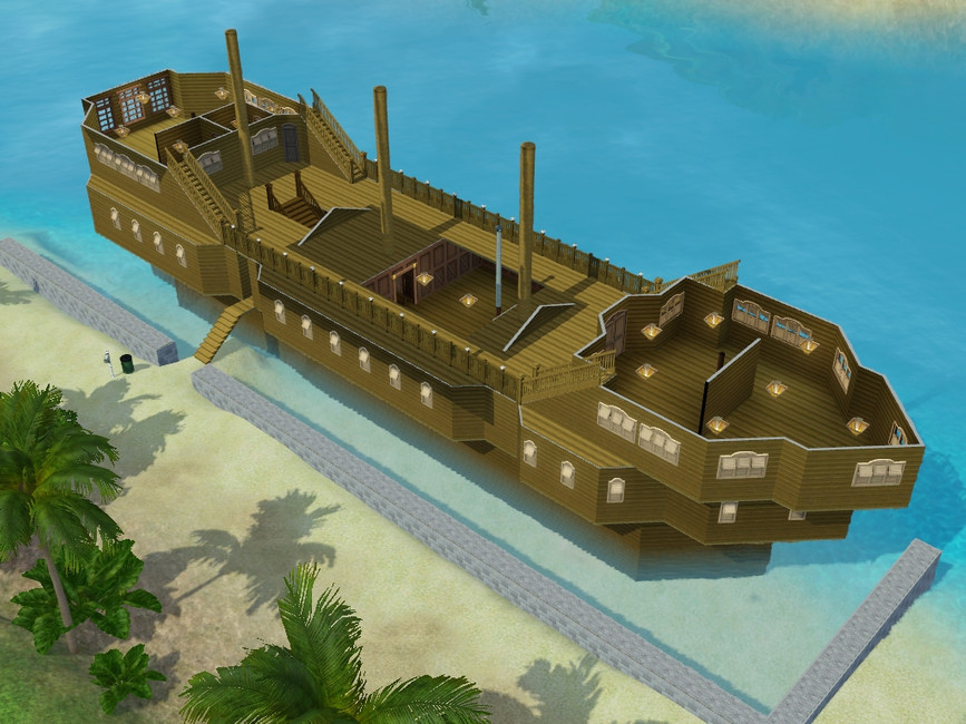 The Sims Resource - Pirate ship