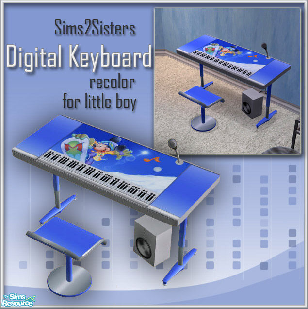 The Sims Resource - S2S Digital Keyboards - Recolor 9