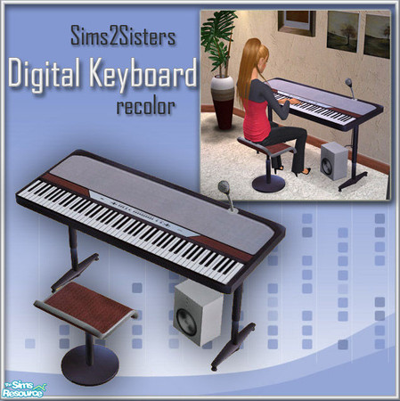 The Sims Resource - S2S Digital Keyboards - Recolor 3