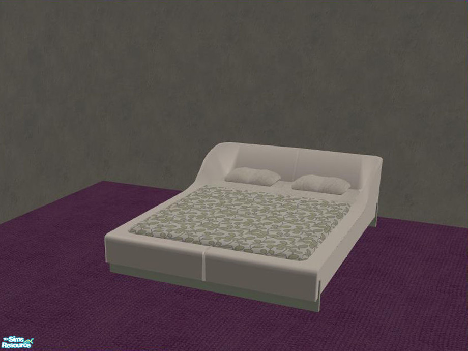 The Sims Resource - Pink bedroom - recolor - white - Bed (playable)