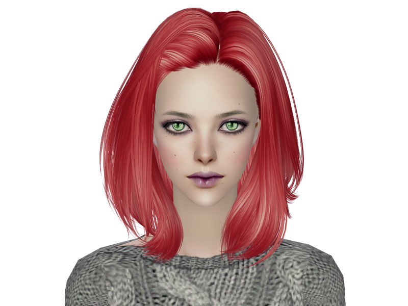 The Sims Resource | Skysims Hair 242 Red