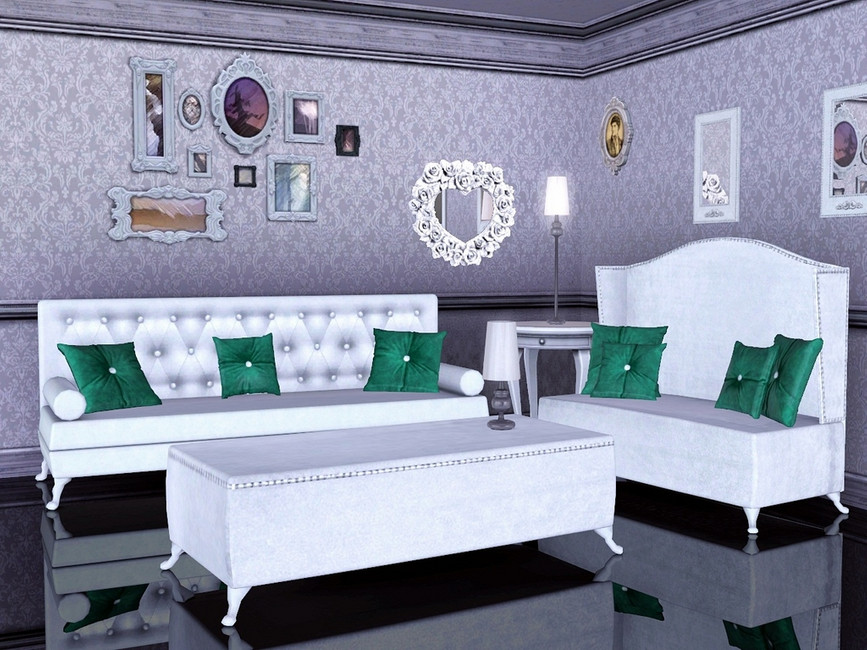The Sims Resource - Emerald Living Room