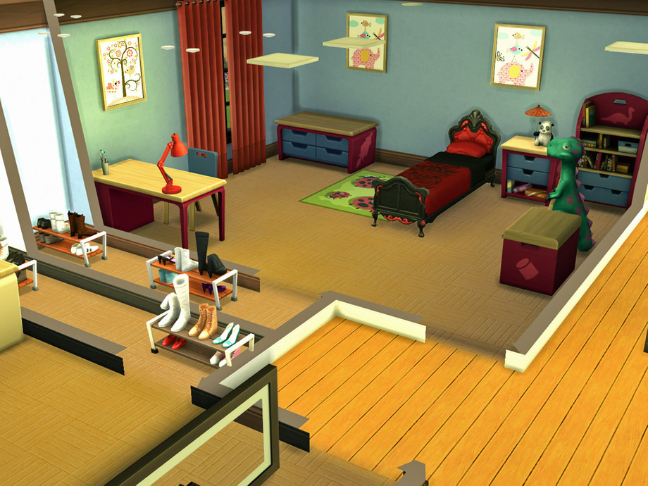 The Sims Resource | Modern Square House