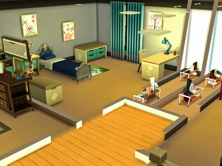 The Sims Resource | Modern Square House