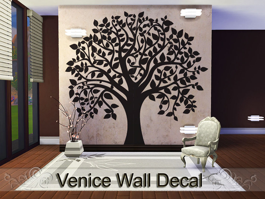 The Sims Resource - Venice Wall Decal
