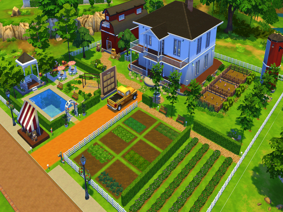 The Sims Resource | Hay Day Farmhouse