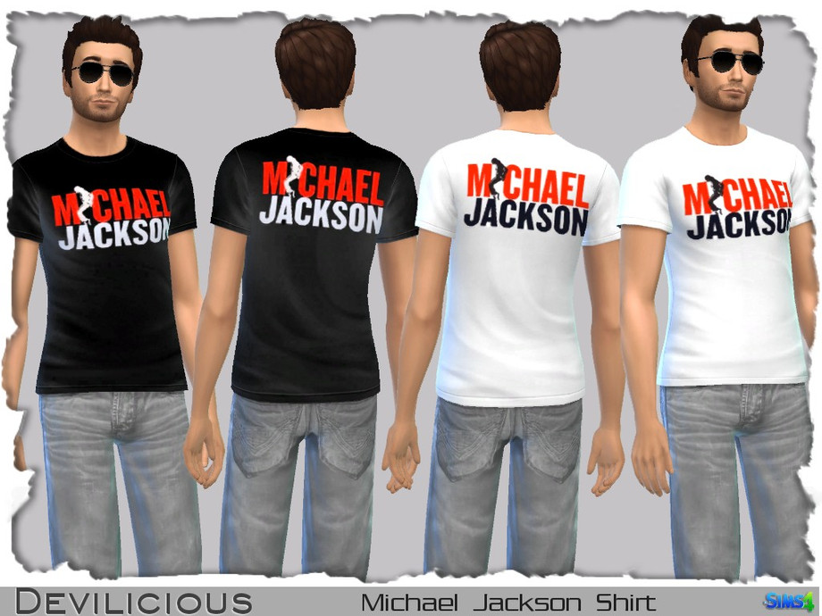 The Sims Resource | Michael Jackson Shirt