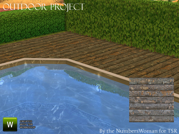 The Sims Resource | Outdoor Project Deck Textures
