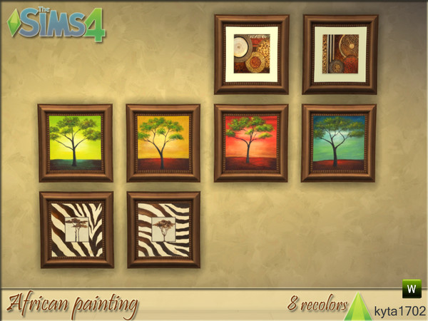 The Sims Resource | African painting