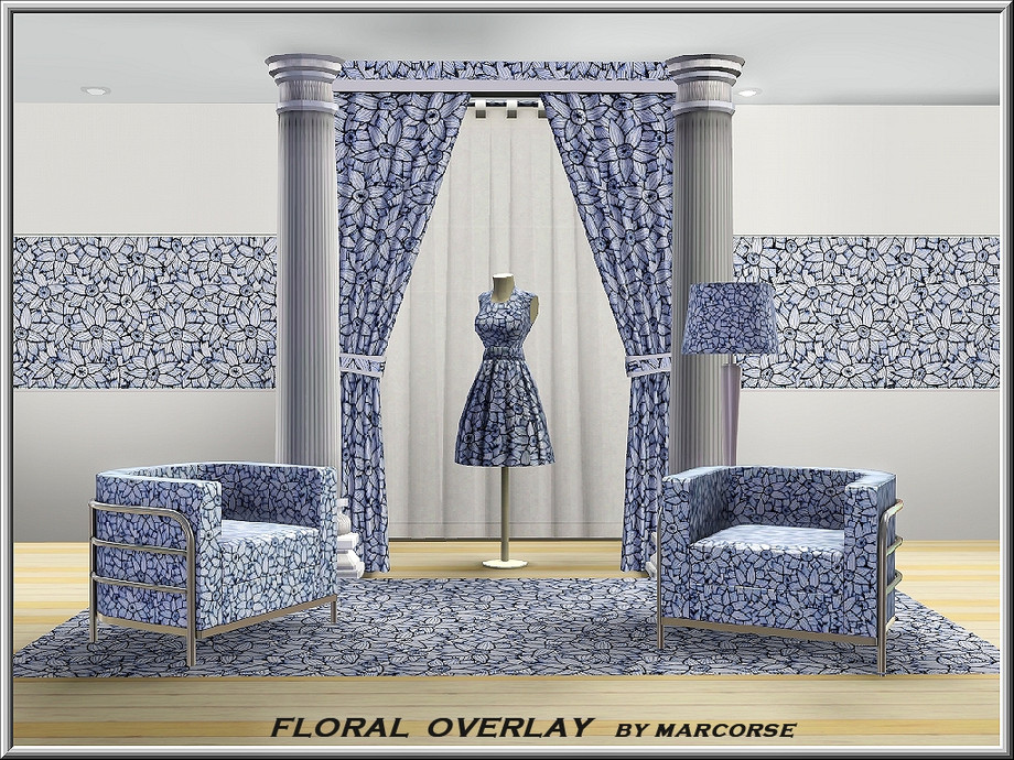 The Sims Resource | Floral Overlay_marcorse