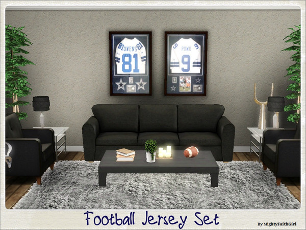 The Sims Resource | Football Jersey Set