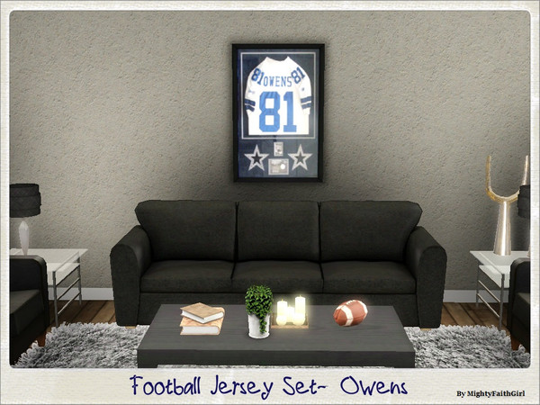 The Sims Resource | Football Jersey Set- Owens