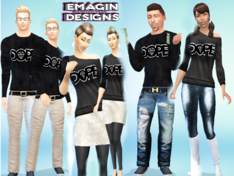 The Sims Resource | Fellas Dope Sweater