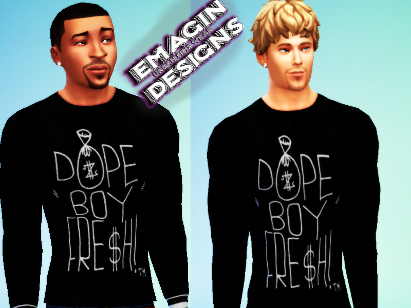 The Sims Resource | Dope Boy Fresh $ Males & Child