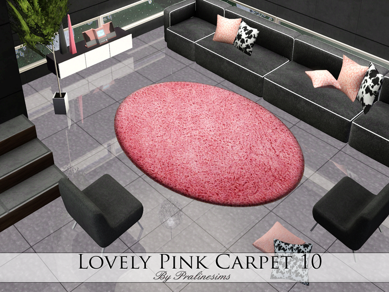 The Sims Resource | Lovely Pink Carpet 10