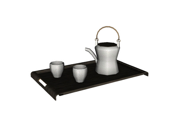 The Sims Resource | Kanto Garden Tea Tray