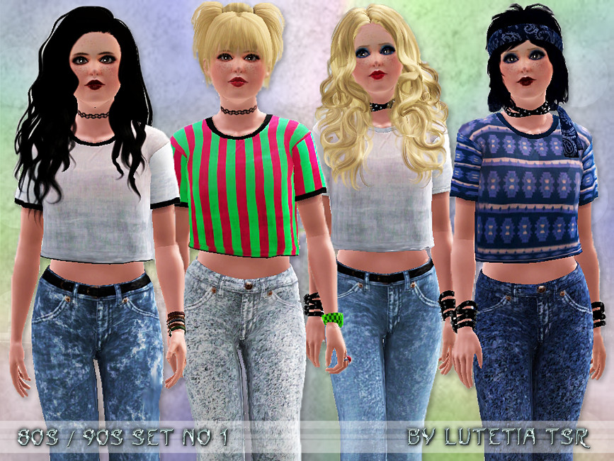 The Sims Resource - 80s~90s Set No 1