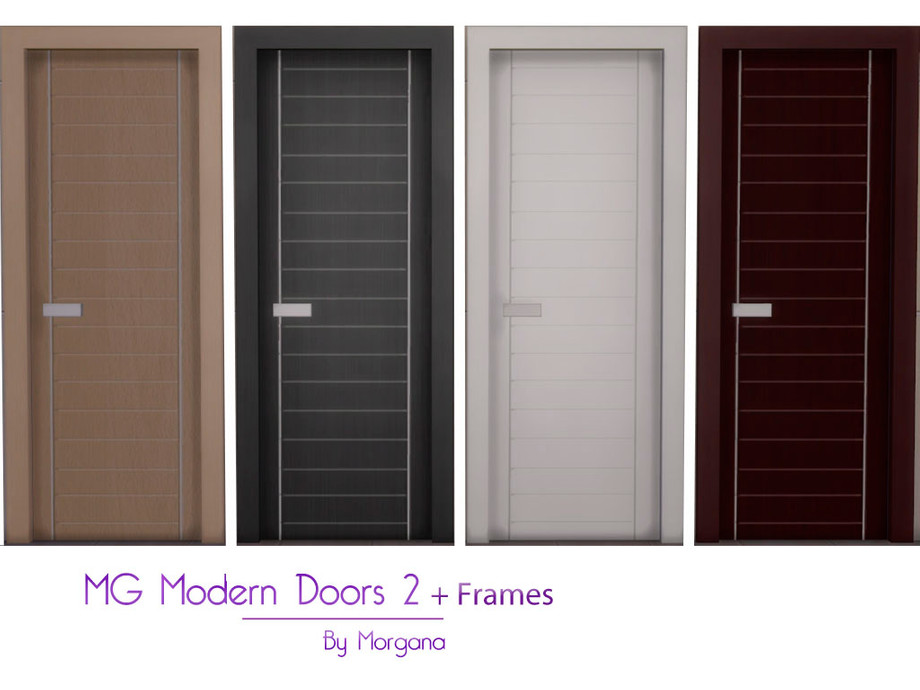 The Sims Resource | MG Modern Door 4