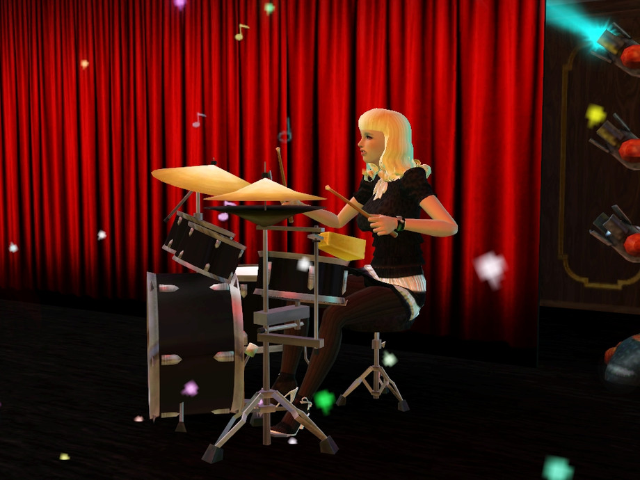 The Sims Resource | Stage Curtain backdrop