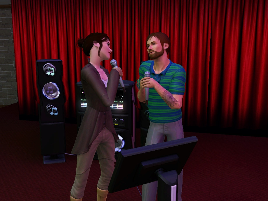 The Sims Resource | Stage Curtain backdrop