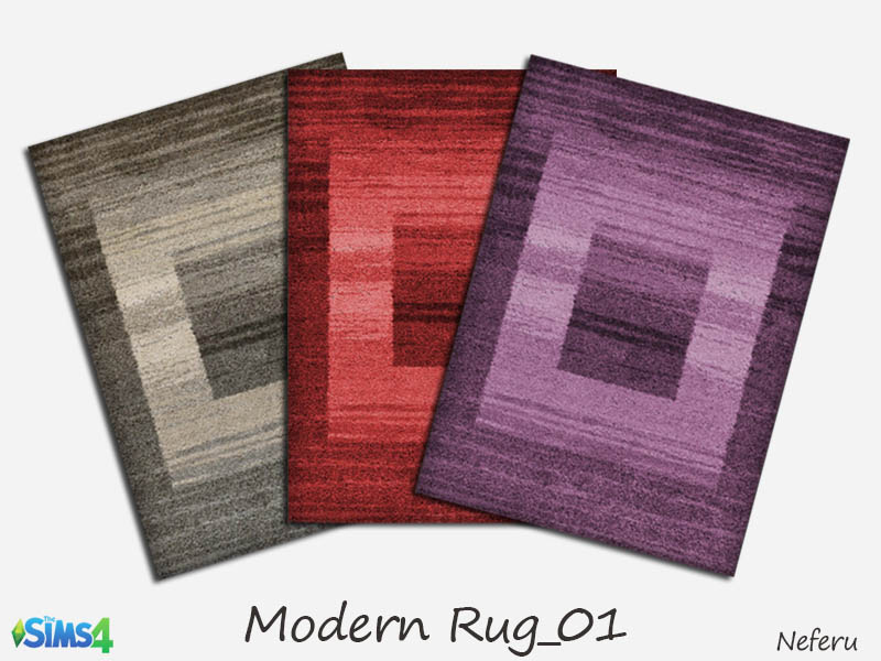 The Sims Resource | Modern Rug_01