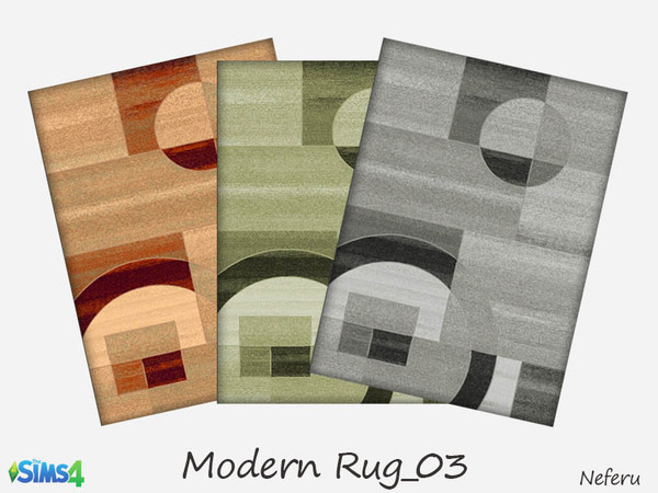 The Sims Resource | Modern Rug_03