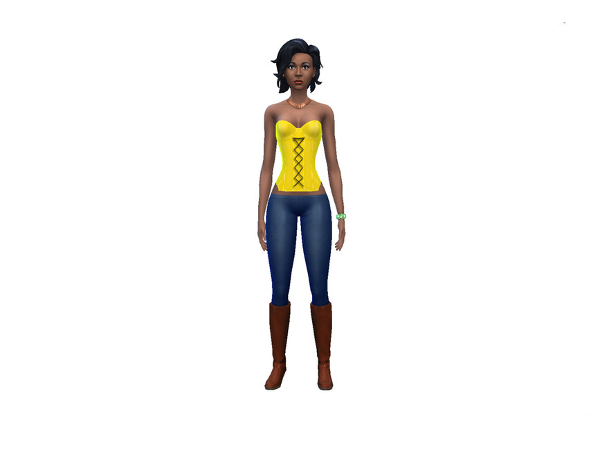 The Sims Resource - PVC Corset